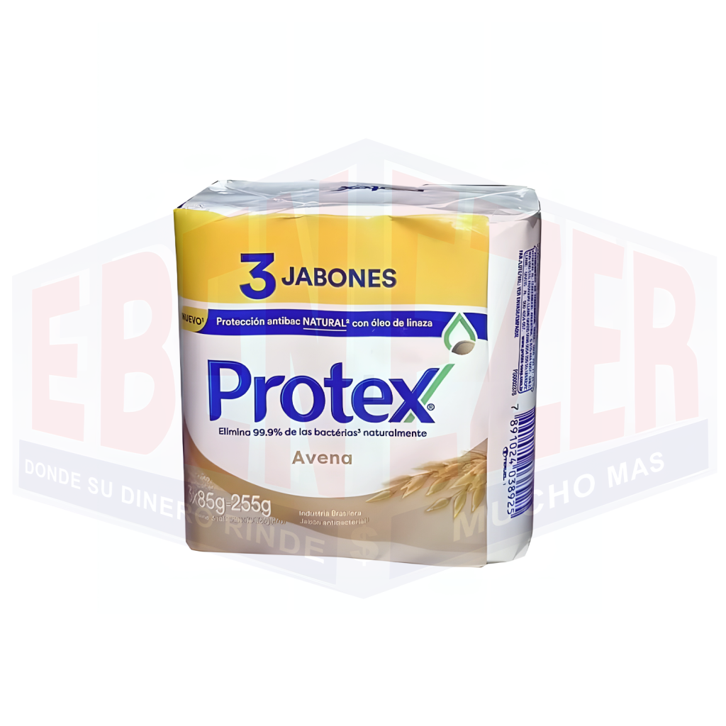 JABÓN PROTEX AVENA PACK 3UN 85GR (24) - Eben-Ezer