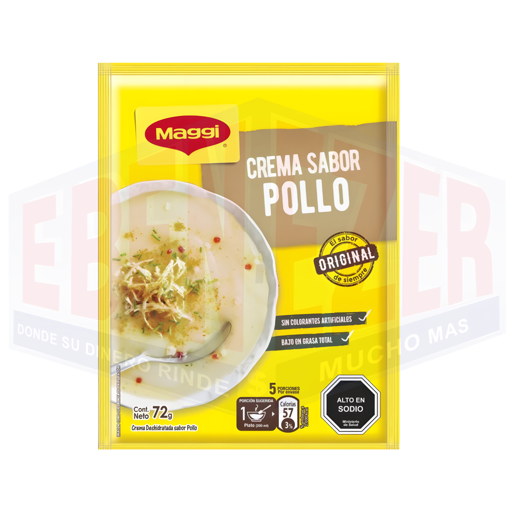 CREMA MAGGI DE POLLO 72GR (20) - Eben-Ezer