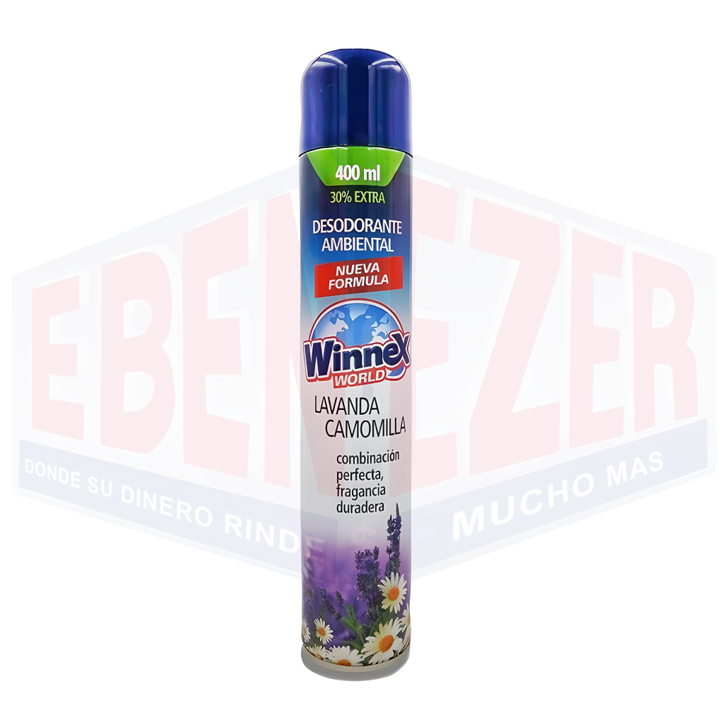 AMBIENTAL WINNEX LAVANDA 400ML (12) - Eben-Ezer