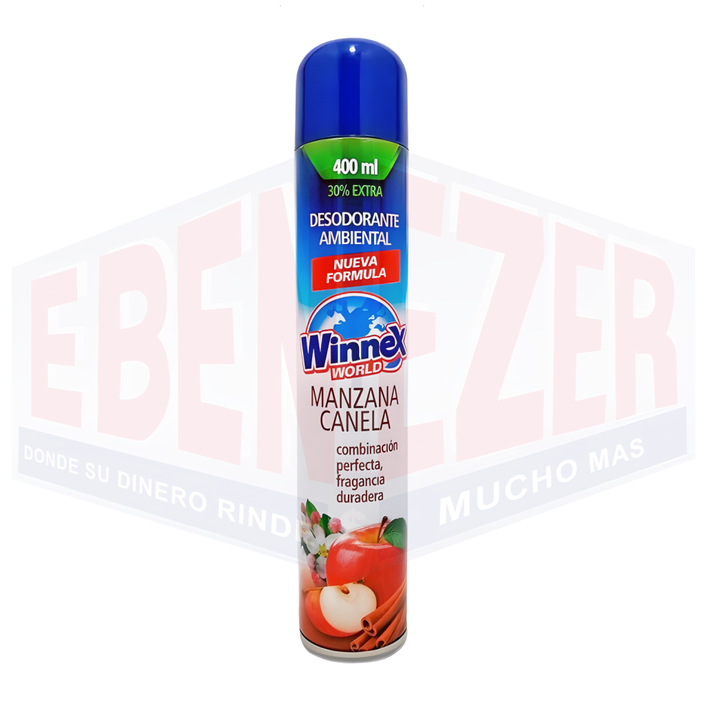 AMBIENTAL WINNEX MANZANA CANELA 400ML (12) - Eben-Ezer