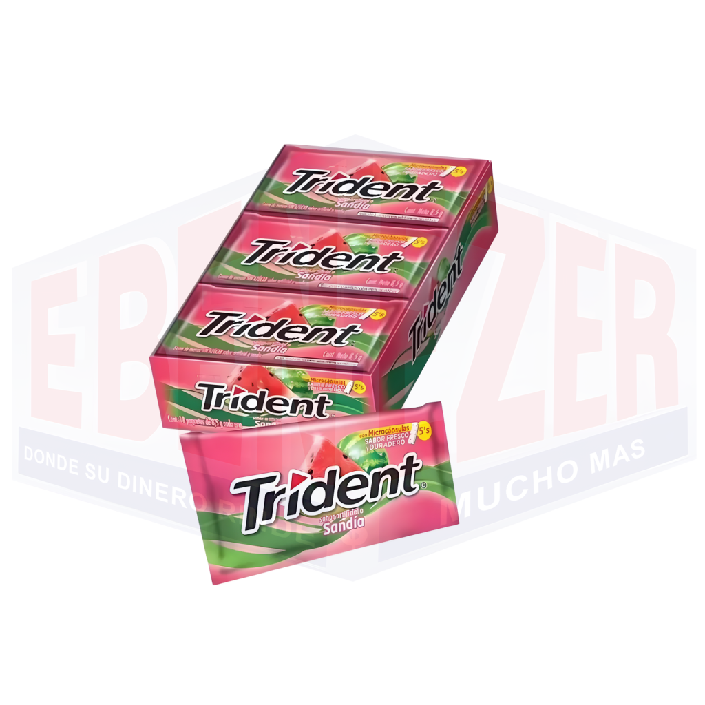 TRIDENT SANDIA 5 CHICLES (18) - Eben-Ezer